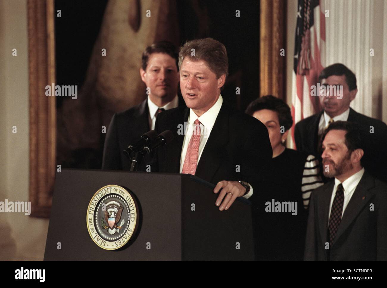 Robert reich bill clinton hi-res stock photography and images - Alamy
