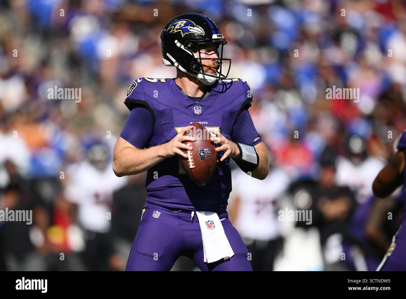 Baltimore Ravens quarterback Cooper Rush (15) in action during the ...