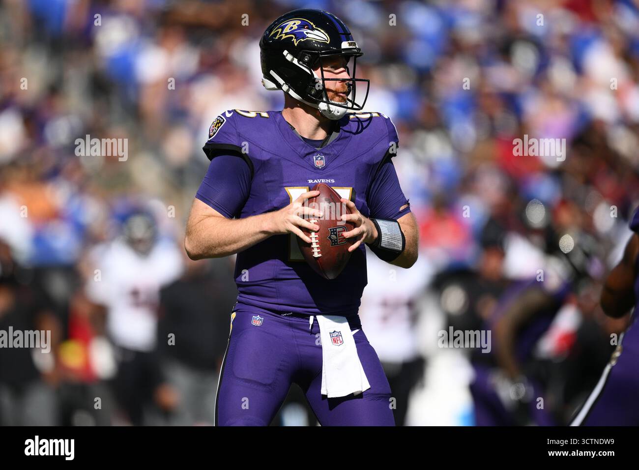 Baltimore Ravens quarterback Cooper Rush (15) in action during the ...