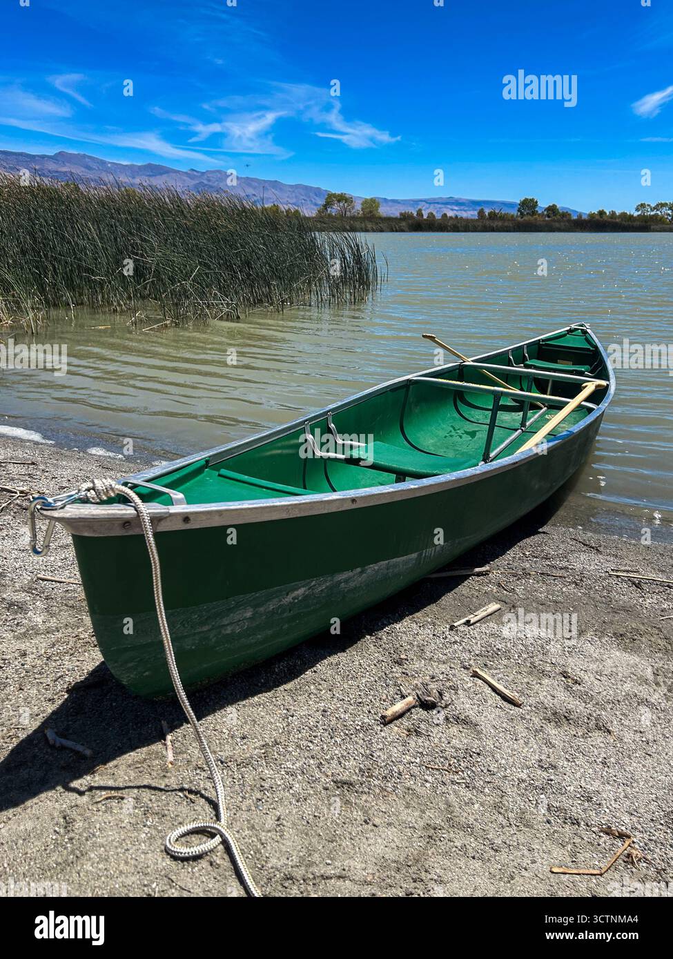 Canoe rests on water hi-res stock photography and images - Alamy