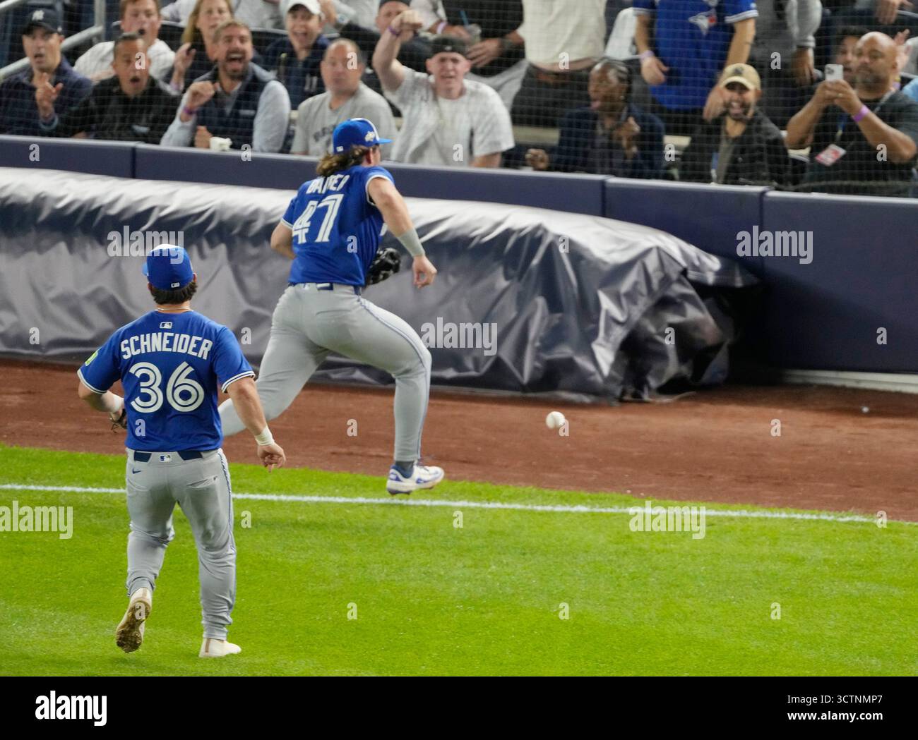 New York, United States. 07th Oct, 2025. Toronto Blue Jays third ...