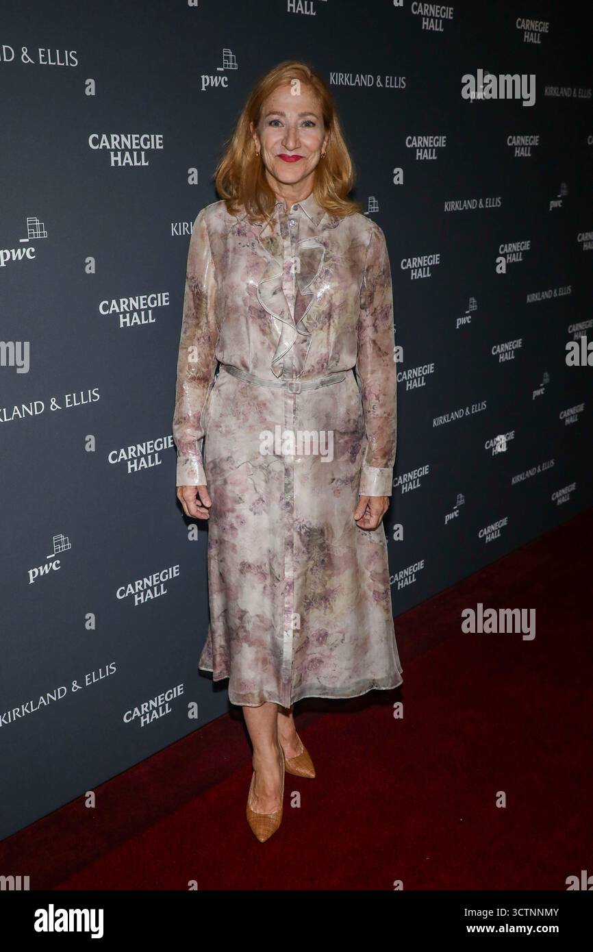 Actor Edie Falco attends Carnegie Hall's opening night gala on Tuesday ...
