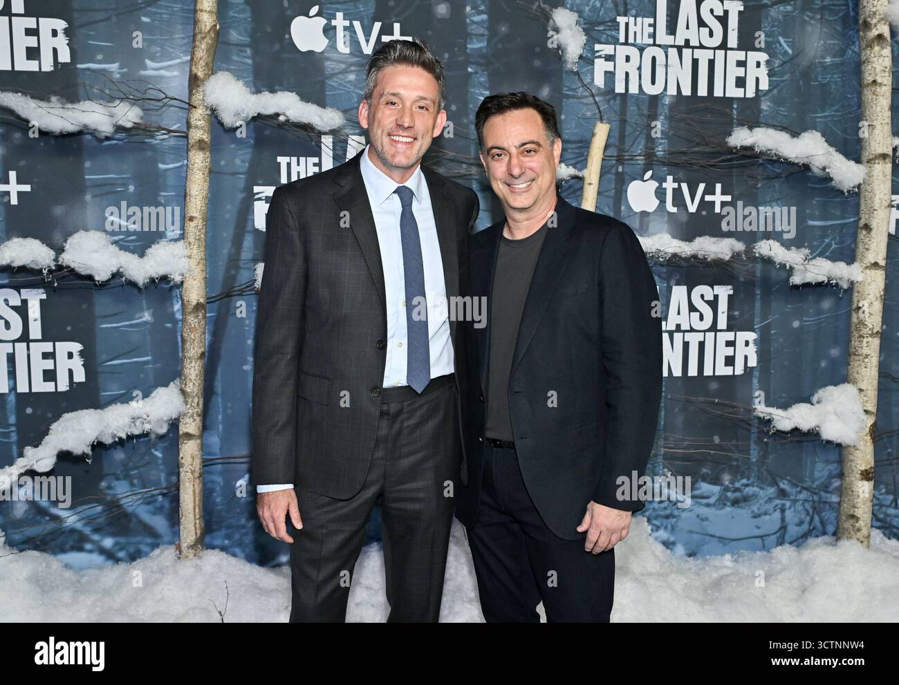Jon Bokenkamp, left, and Richard D'Ovidio attend the world premiere of ...