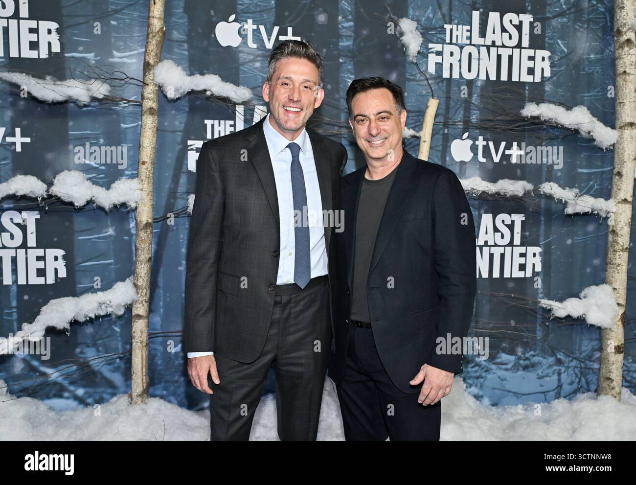 Jon Bokenkamp, left, and Richard D'Ovidio attend the world premiere of ...