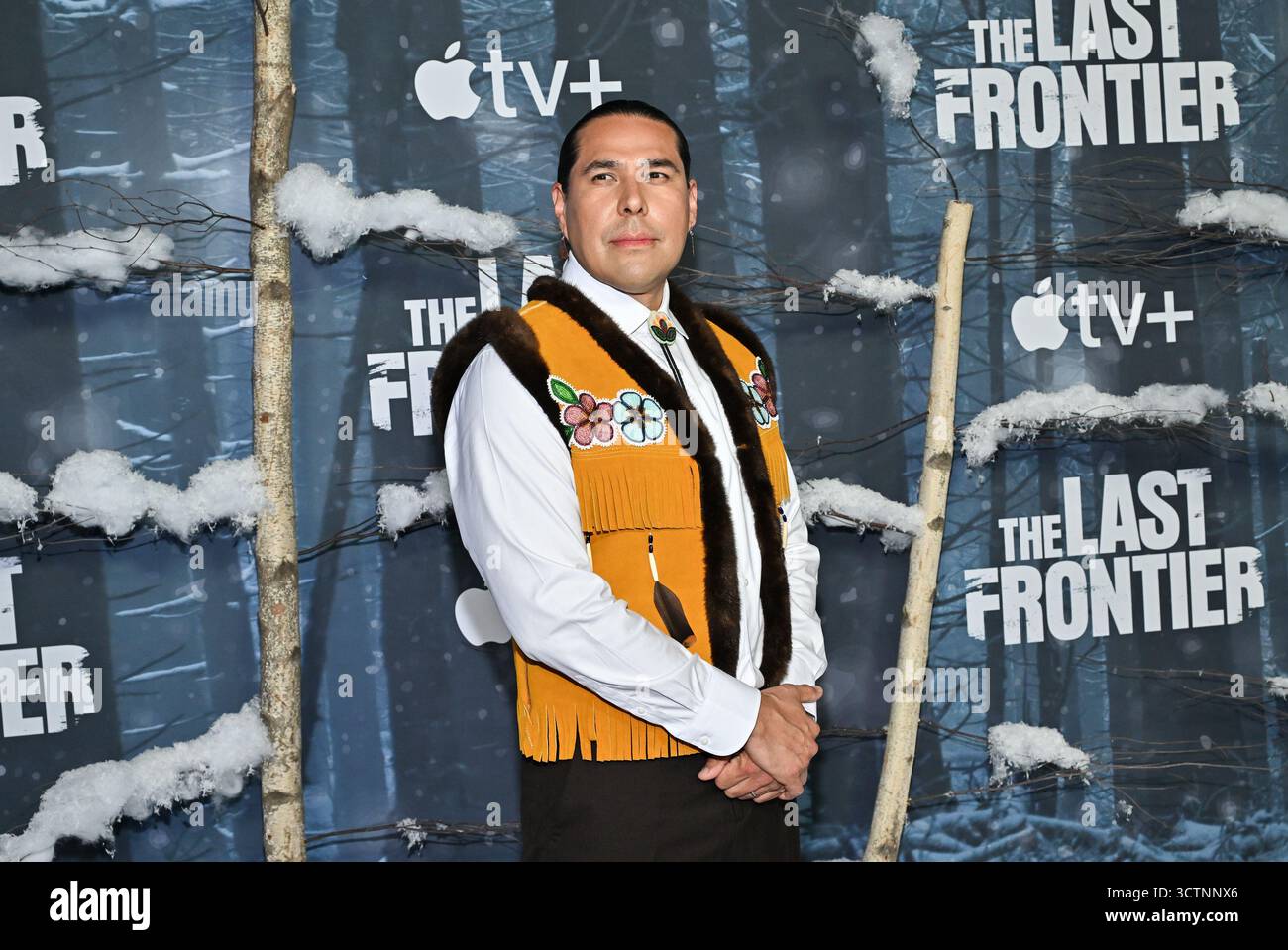 Dallas Goldtooth attends the world premiere of Apple TV+'s "The Last ...