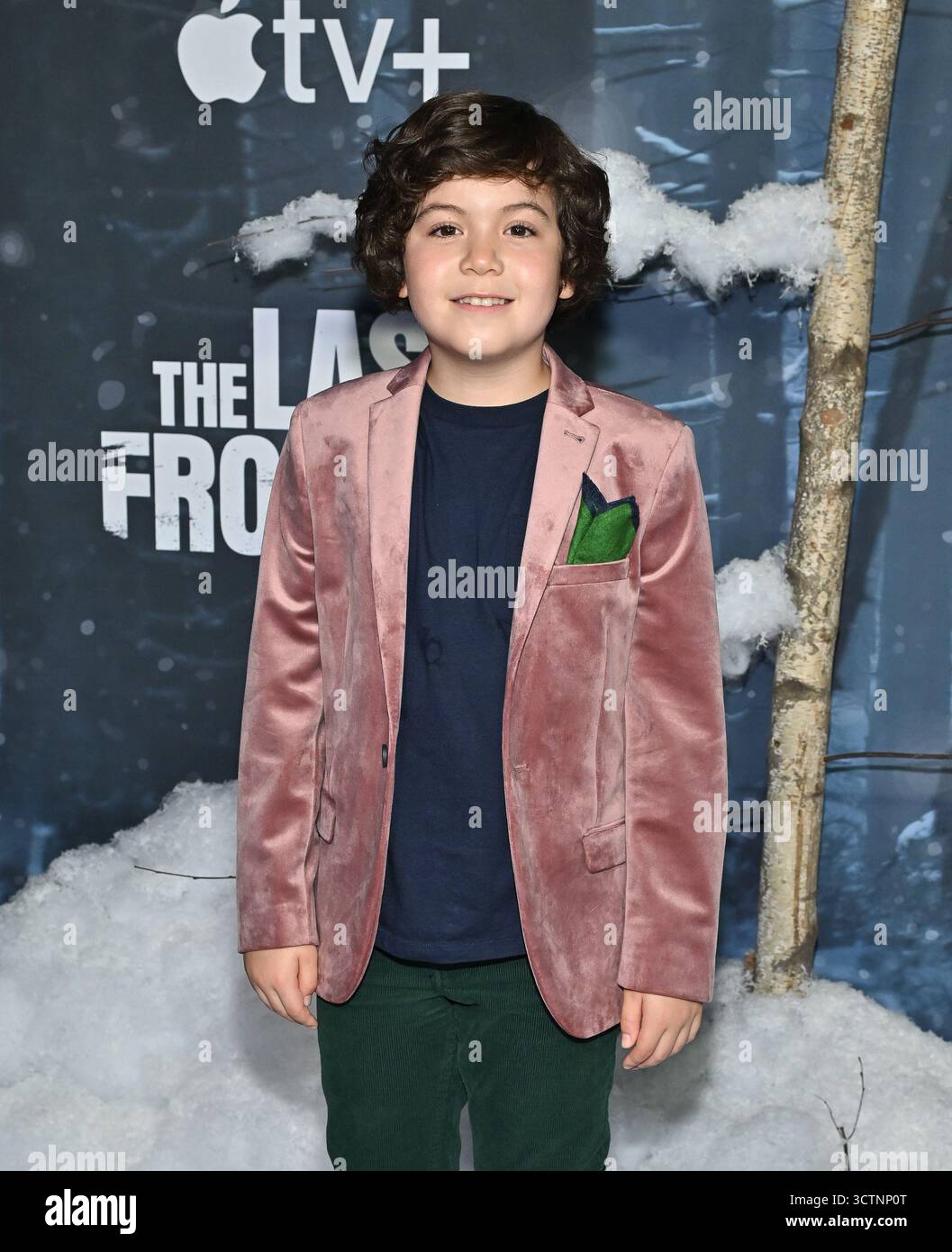 Luca Carl Thunberg attends the world premiere of Apple TV+'s "The Last ...