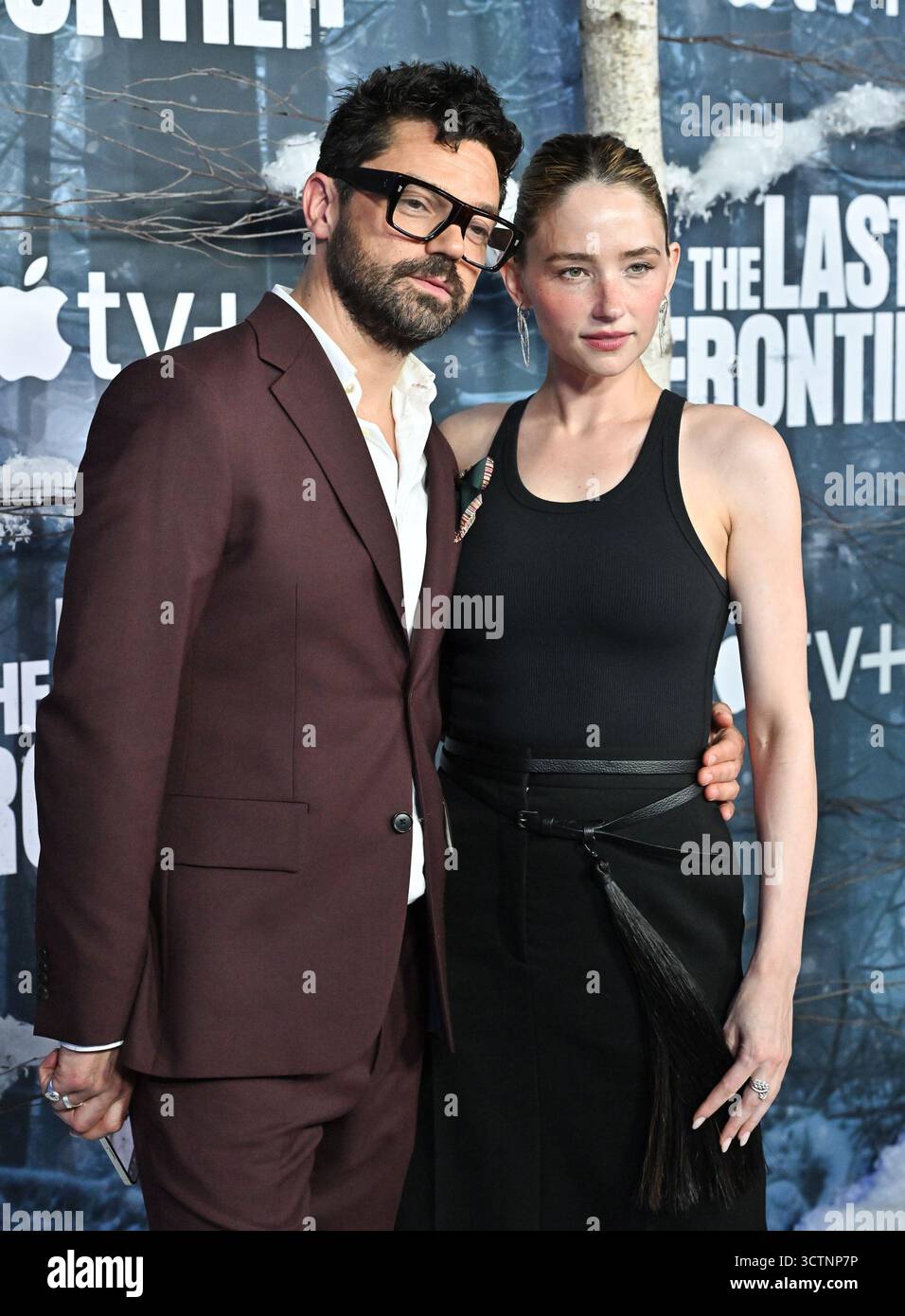 Dominic Cooper, left, and Haley Bennett attend the world premiere of ...