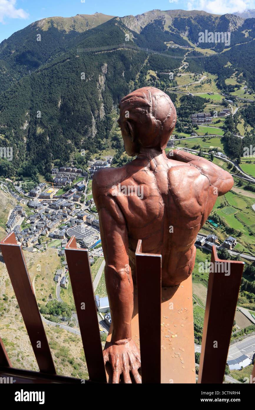 The Ponderer aka the Thinker, sculpted by Miguel Angel Gonzalez, at the ...