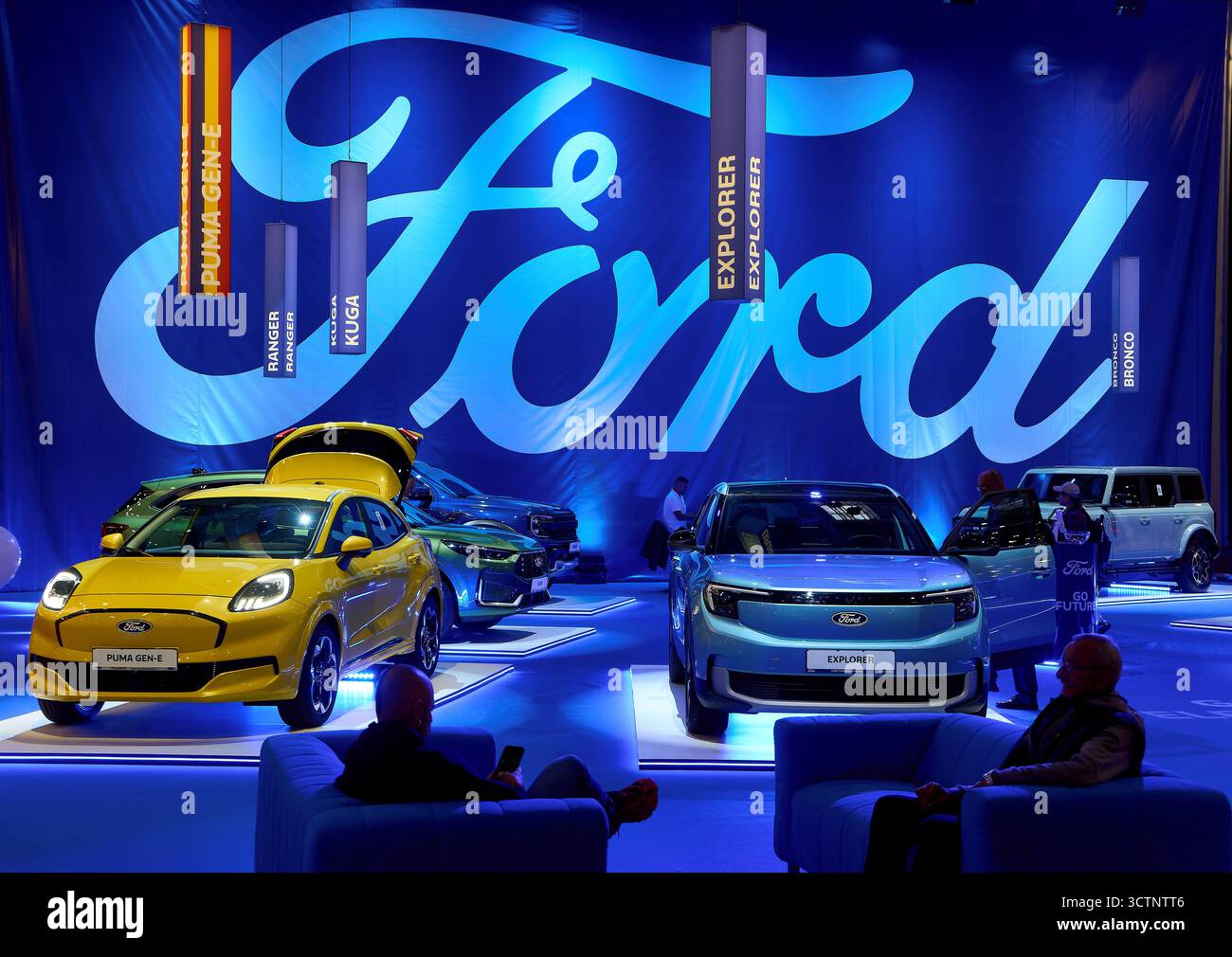 Bucharest, Romania. 7th Oct, 2025: A yellow new Ford Puma Gen-E ...