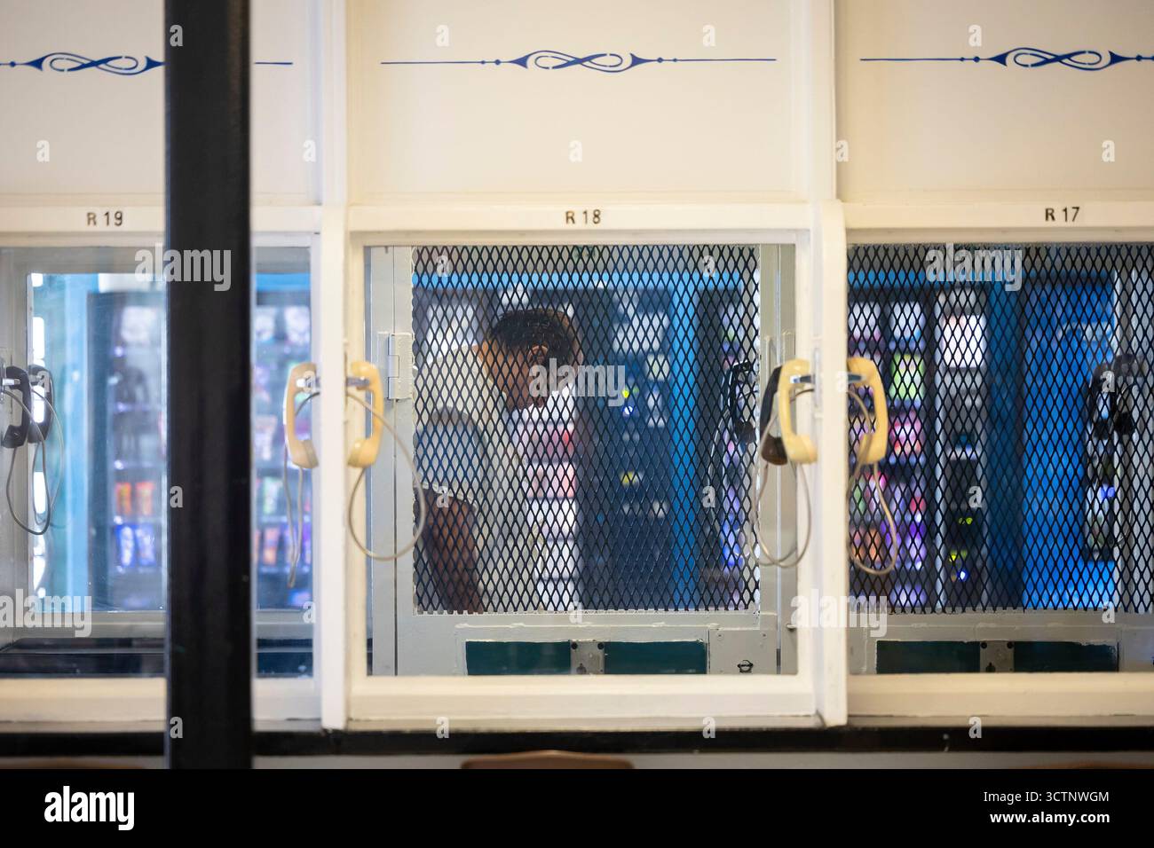 Robert Roberson takes a moment in a locked visitation cell before his ...