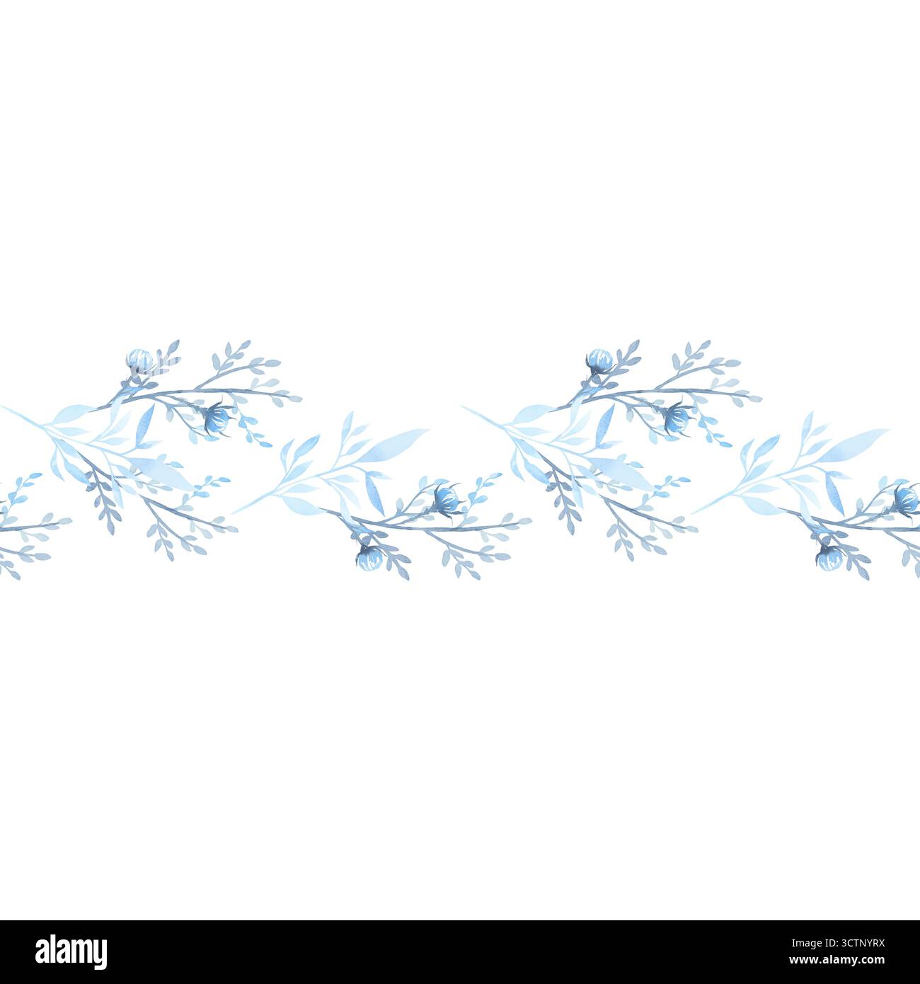 Seamless border bright hand Cut Out Stock Images & Pictures - Alamy