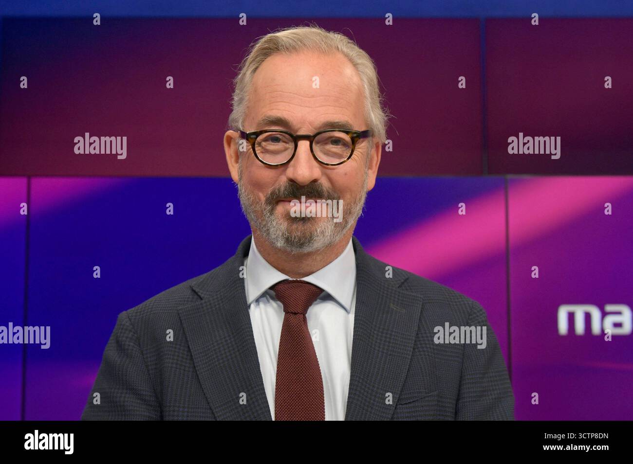 Jan Fleischhauer in der ARD-Talkshow maischberger im Studio Berlin ...