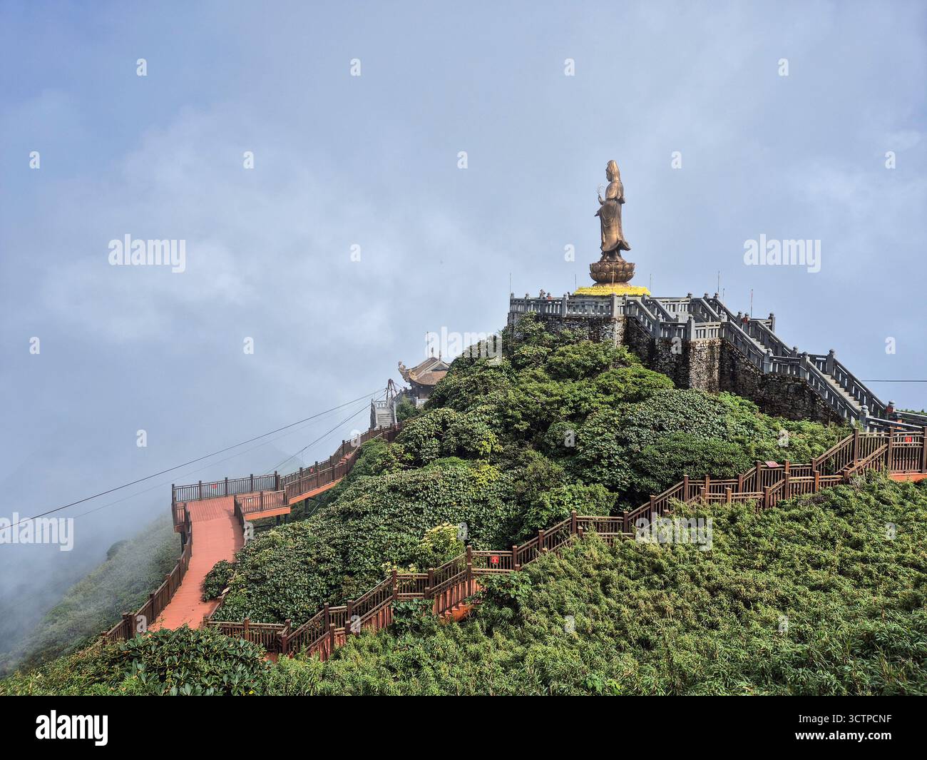 Vietnam, Sapa, Fansipan temple Stock Photo - Alamy