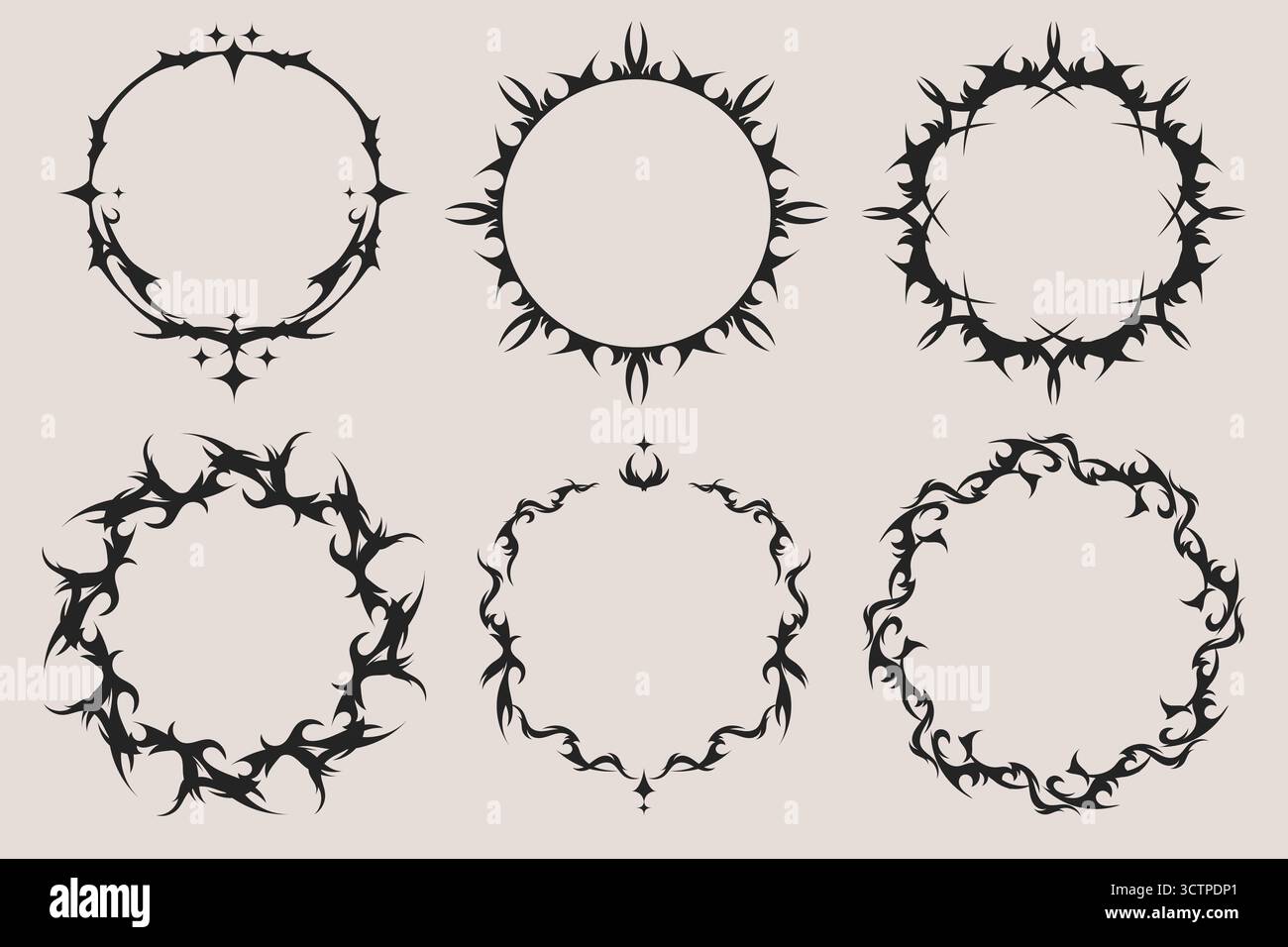 Gothic ornamental designs Stock Vector Images - Alamy