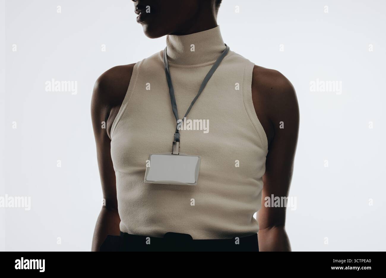 Person wearing a badge hi-res stock photography and images - Alamy