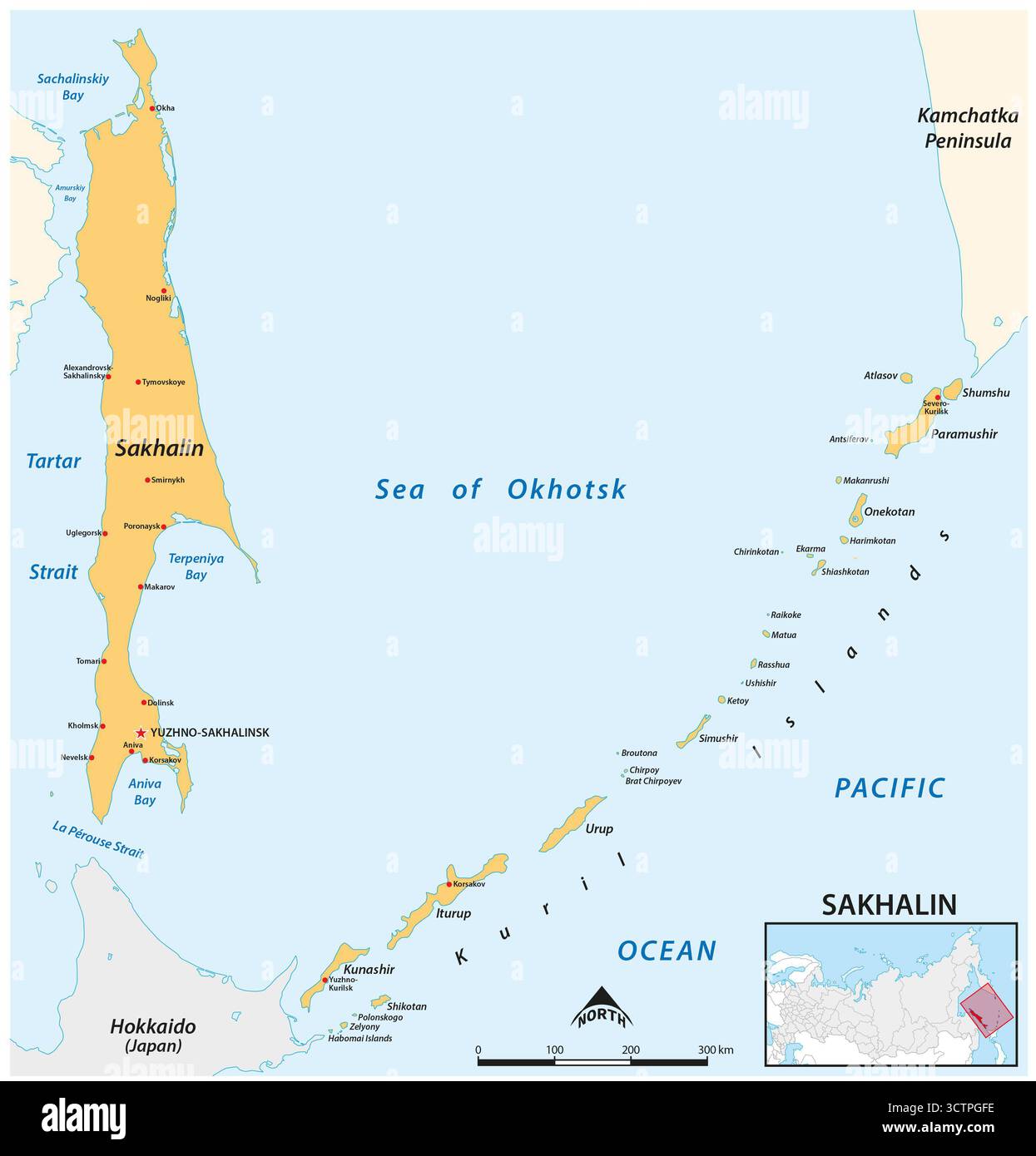 Far east russia Cut Out Stock Images & Pictures - Alamy