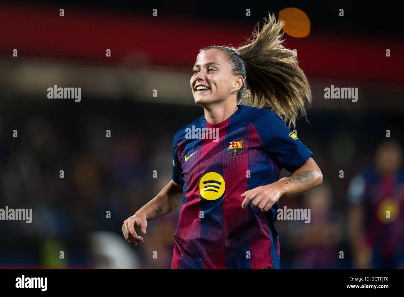 Barcelona, Spain, 7, October, 2025. FC Barcelona player (09) Claudia ...