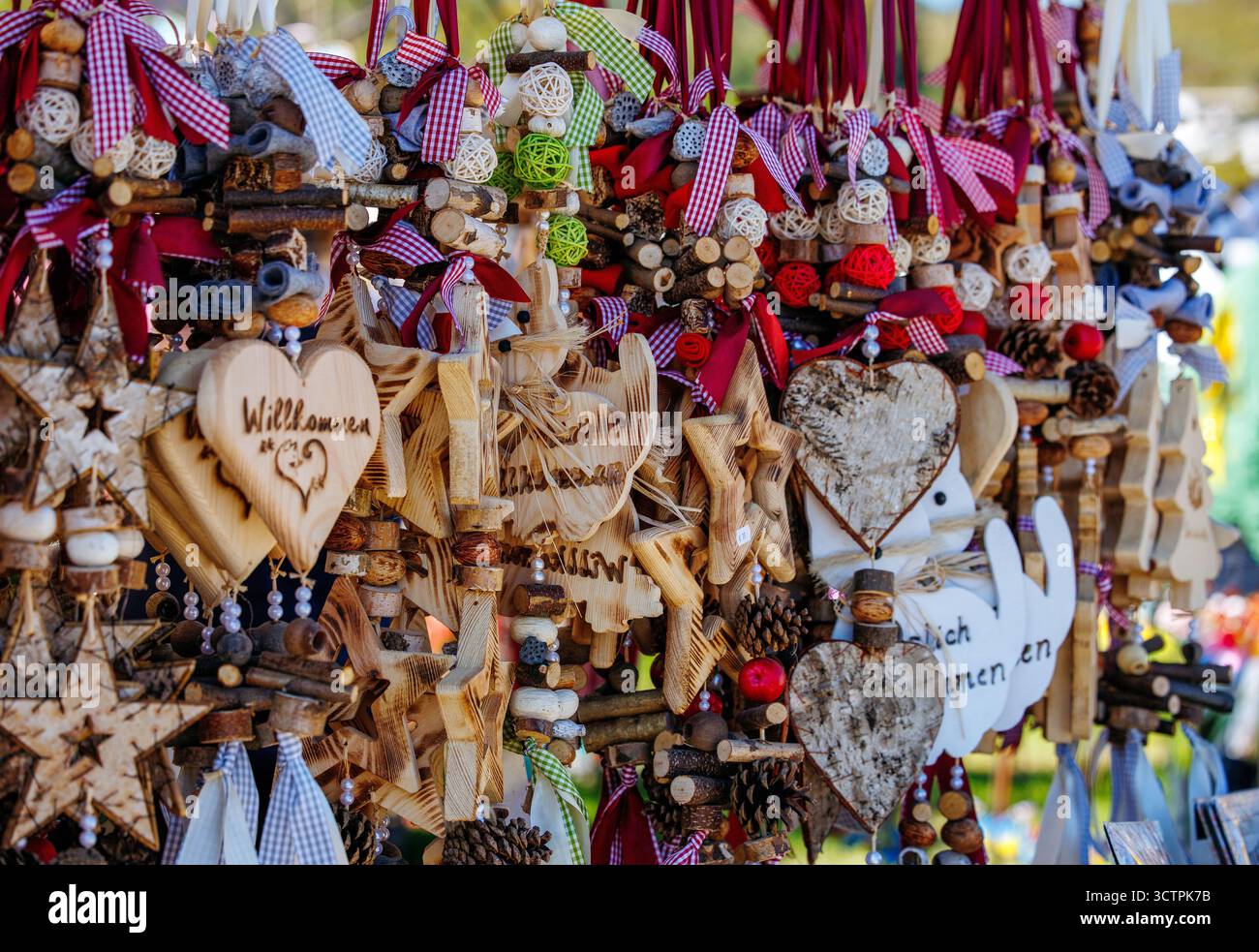 Handmade heart decorations collection hi-res stock photography and ...