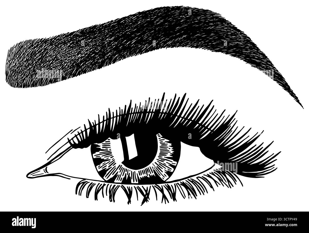 Semi permanent make up Cut Out Stock Images & Pictures - Alamy