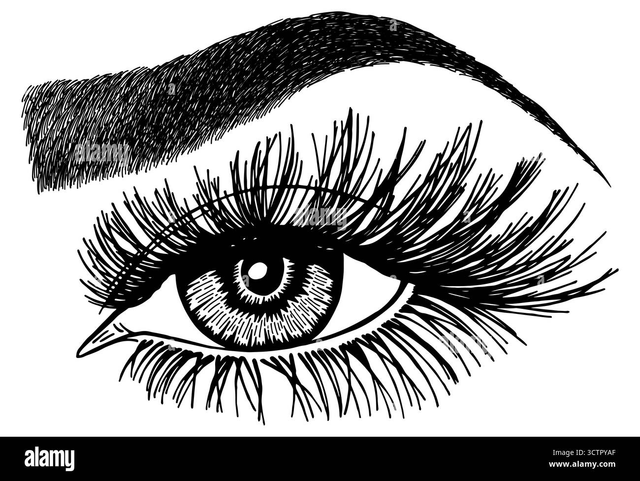 Semi permanent make up Cut Out Stock Images & Pictures - Alamy