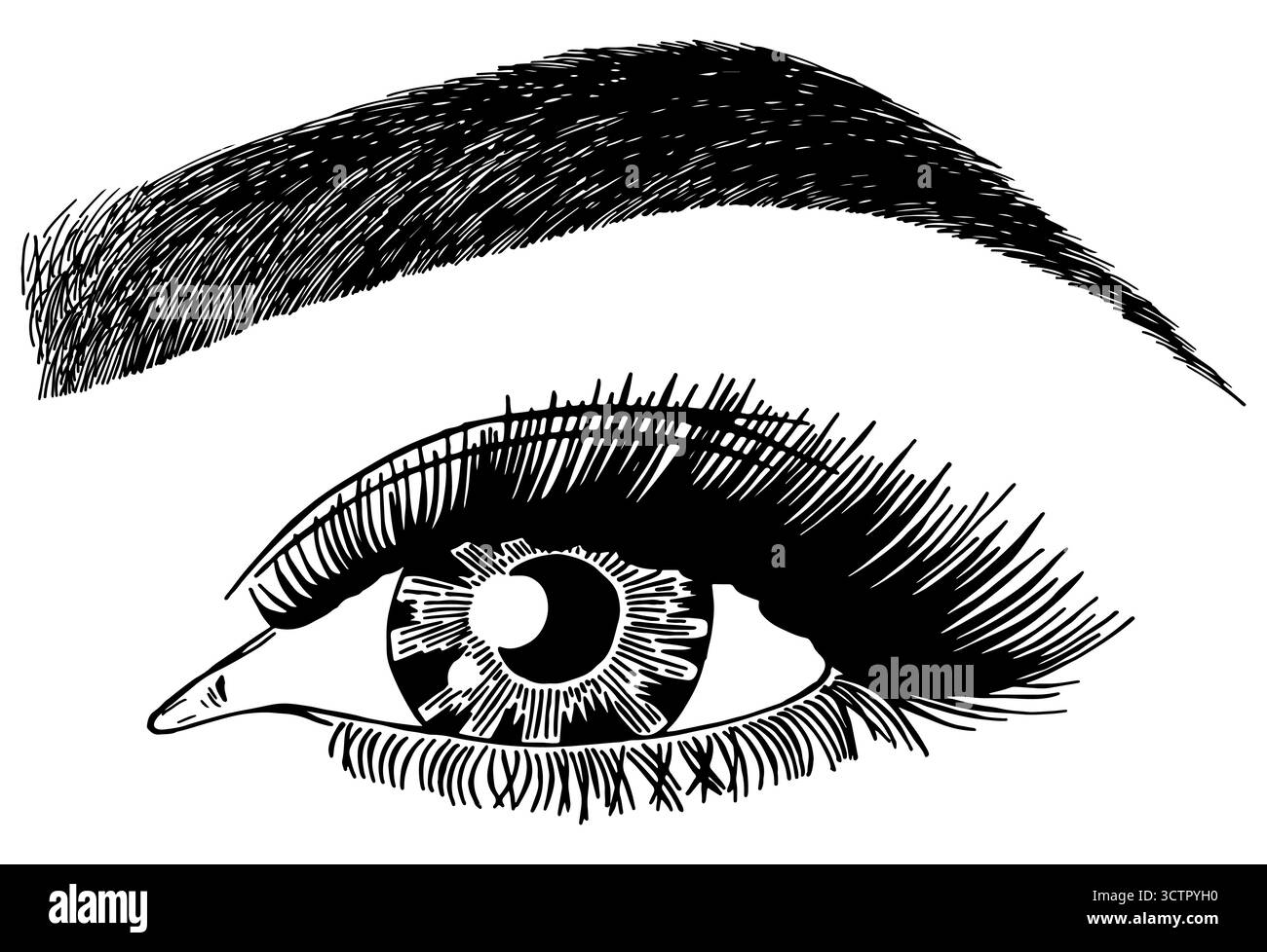 Semi permanent make up Cut Out Stock Images & Pictures - Alamy