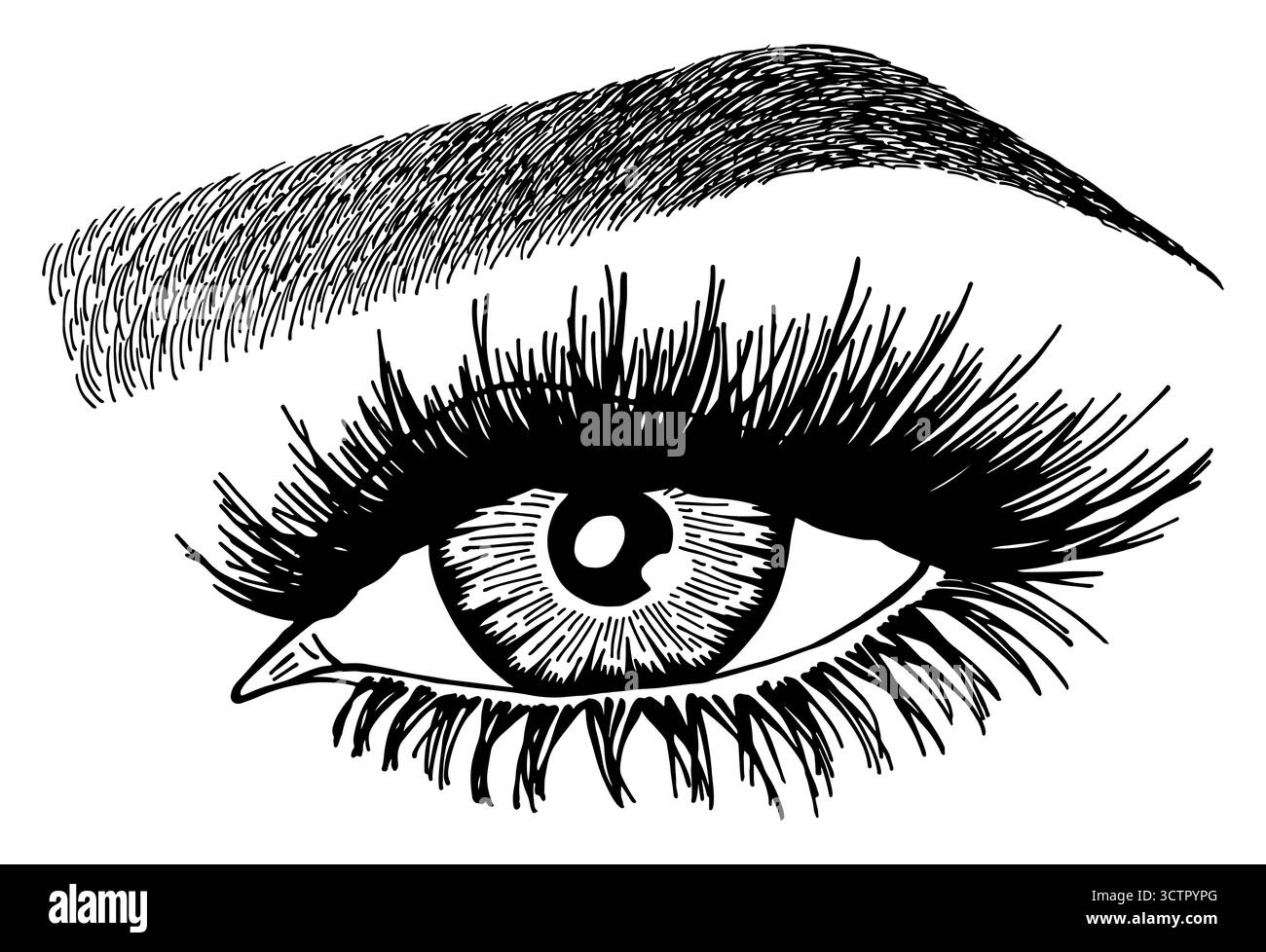 Semi permanent make up Cut Out Stock Images & Pictures - Alamy