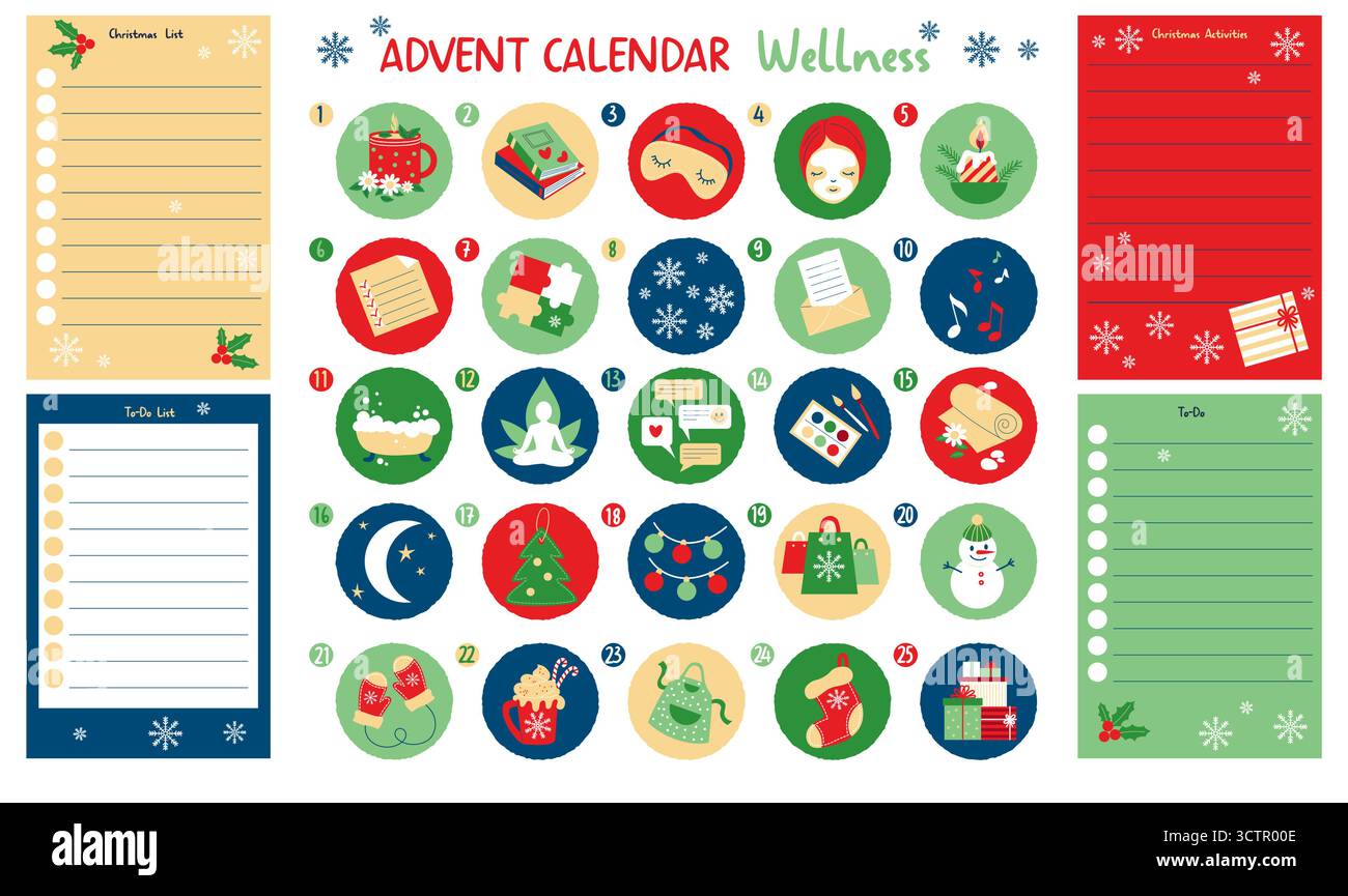 Advent calendar puzzle Cut Out Stock Images & Pictures - Alamy
