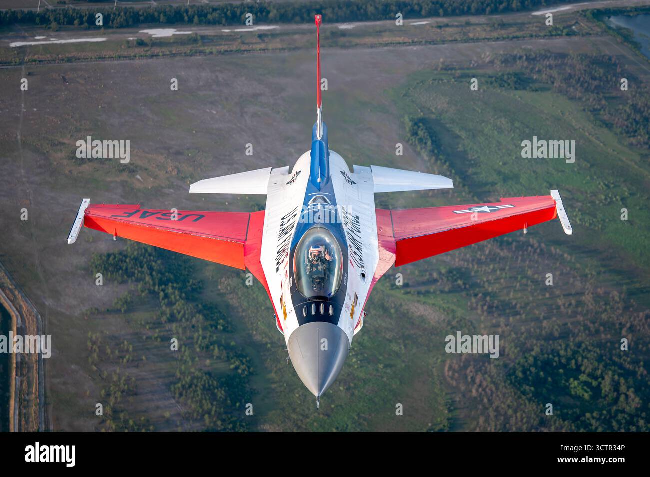U.S. Air Force Maj. Taylor "FEMA" Hiester, F-16 Viper Demonstration ...