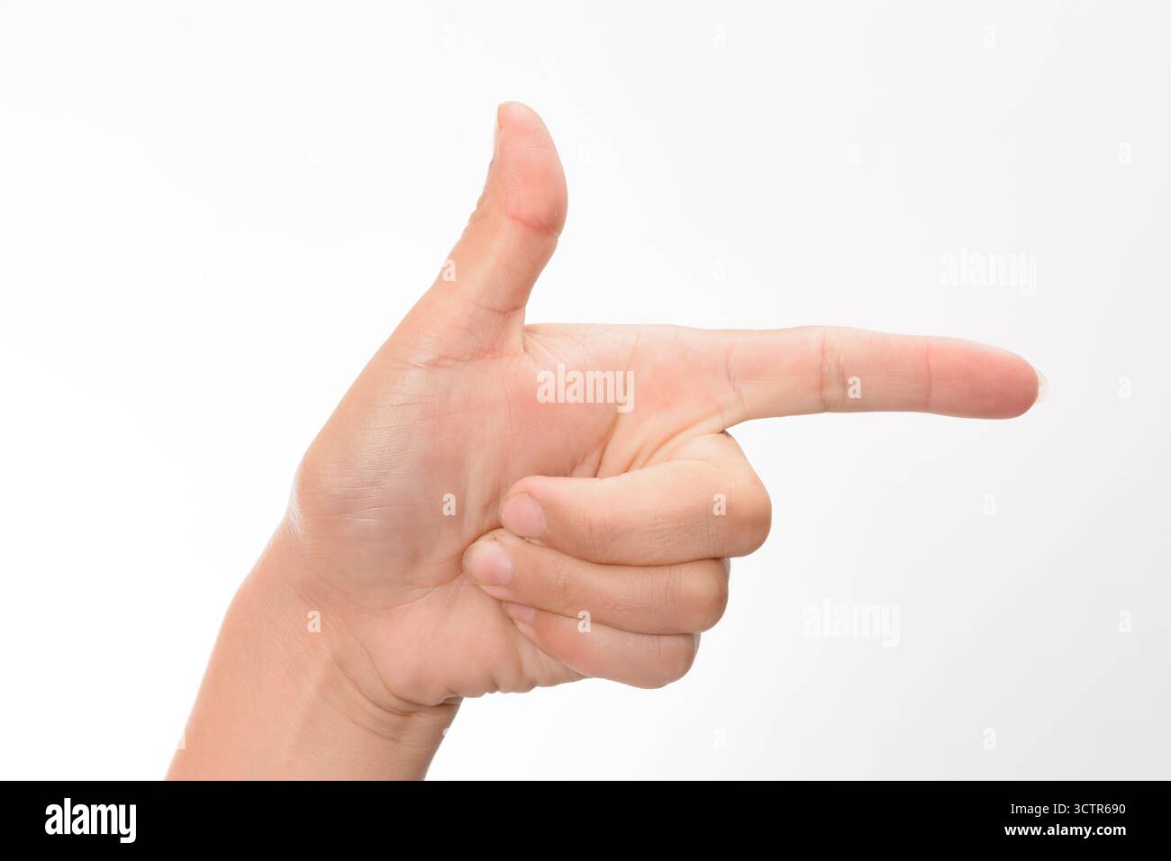 Hand pointing target icon hi-res stock photography and images - Alamy