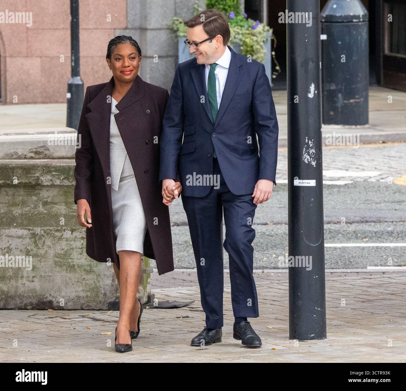 Manchester, UK. 08th Oct, 2025. Kemi Badenoch arrival for leaders ...