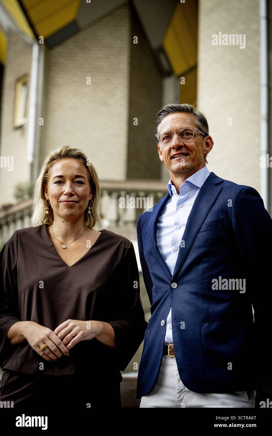 ROTTERDAM - Portrait of Ja21 list leader Joost Eerdmans and Ingrid ...