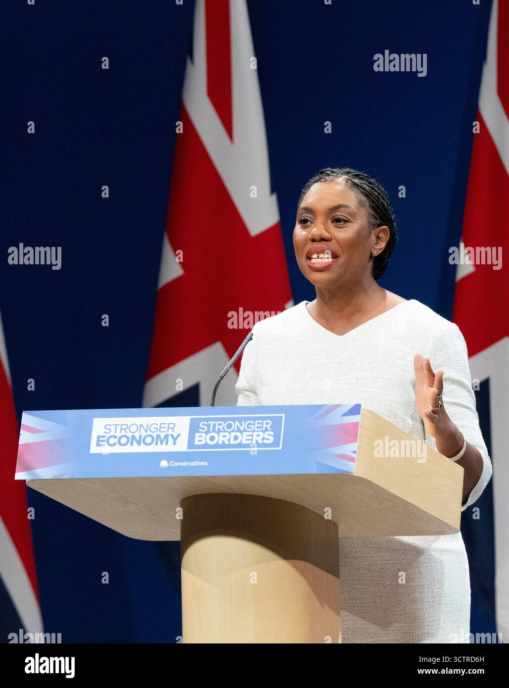 Kemi Badenoch gives her leaders speech to a packed hall, Conservative ...