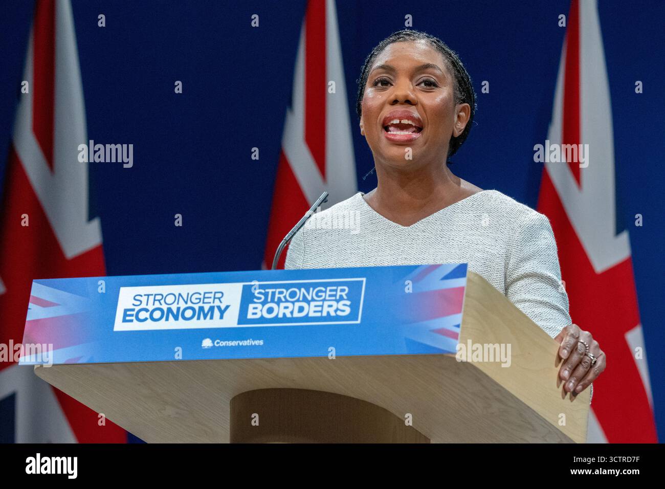 Kemi Badenoch gives her leaders speech to a packed hall, Conservative ...