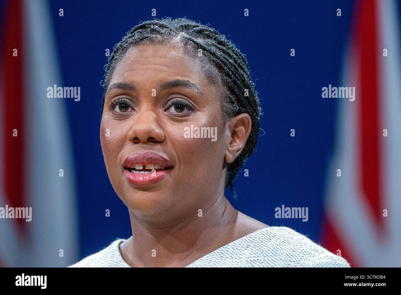 Kemi Badenoch gives her leaders speech to a packed hall, Conservative ...