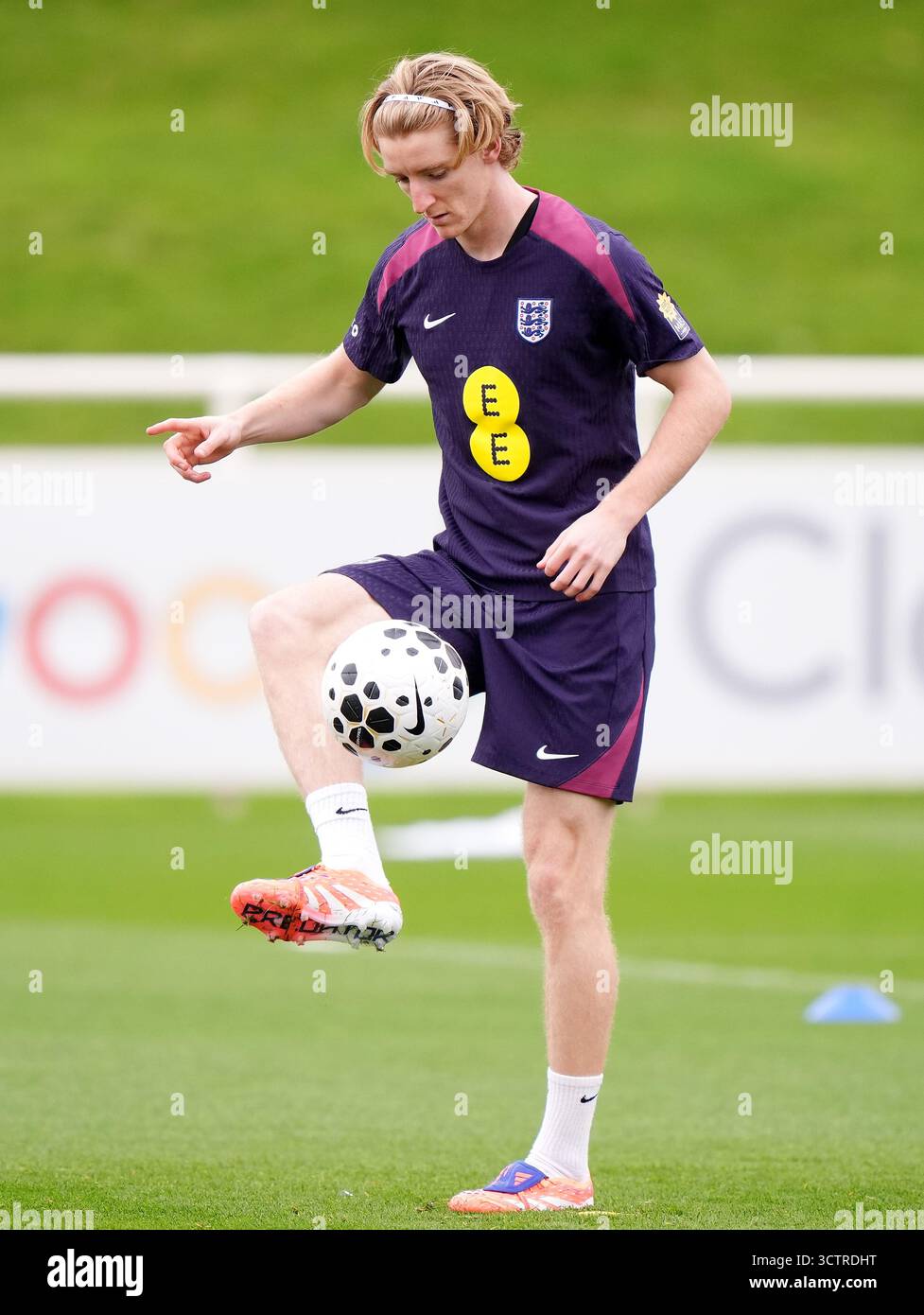 England's Anthony Gordon during a training session at St George's Park ...