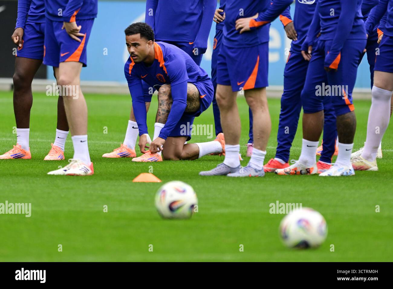 ZEIST - Justin Kluivert during the Dutch national team training session ...