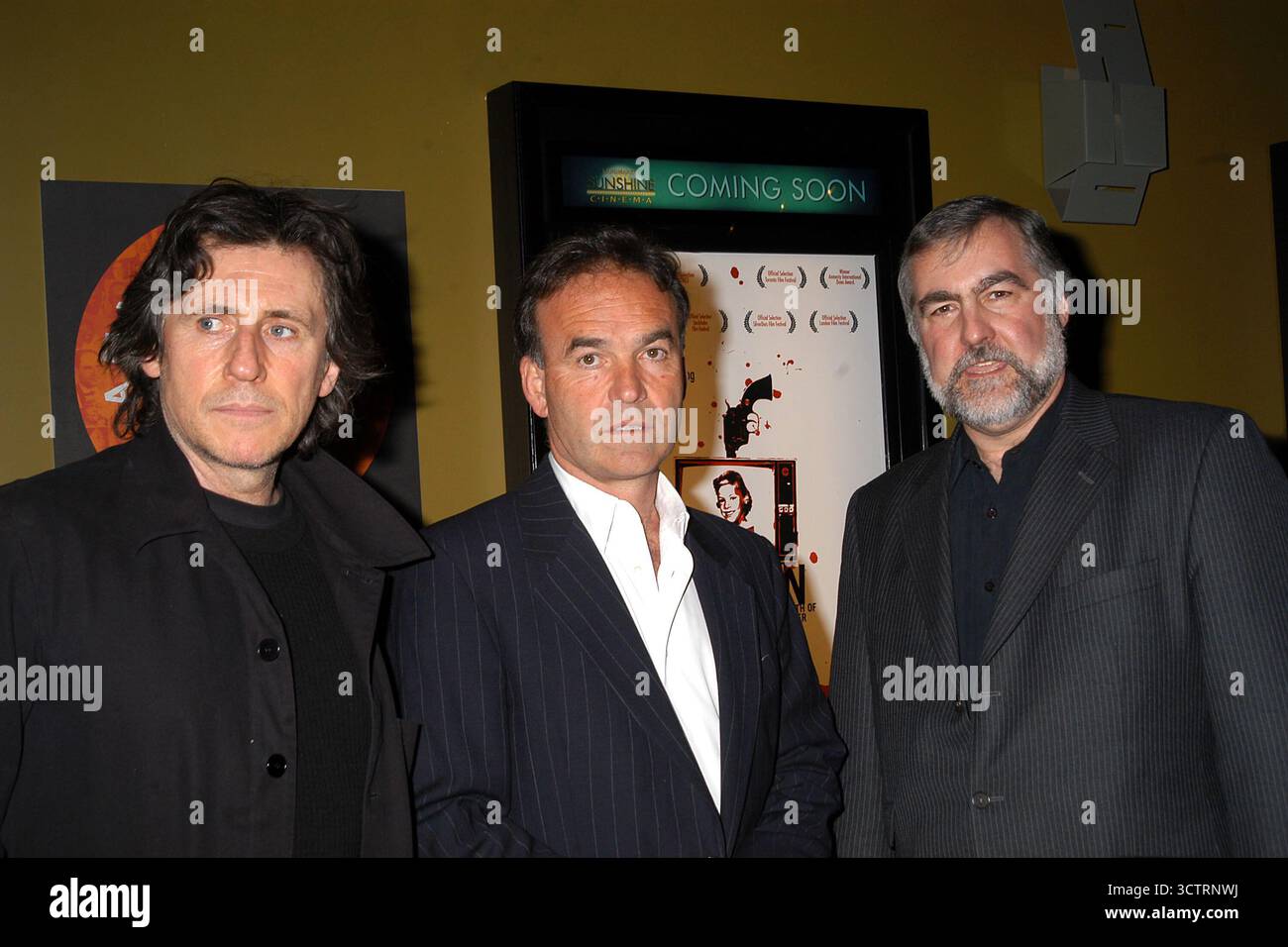 Gabriel Byrne, William Schulz and Nick Broomfield at a Amnesty ...