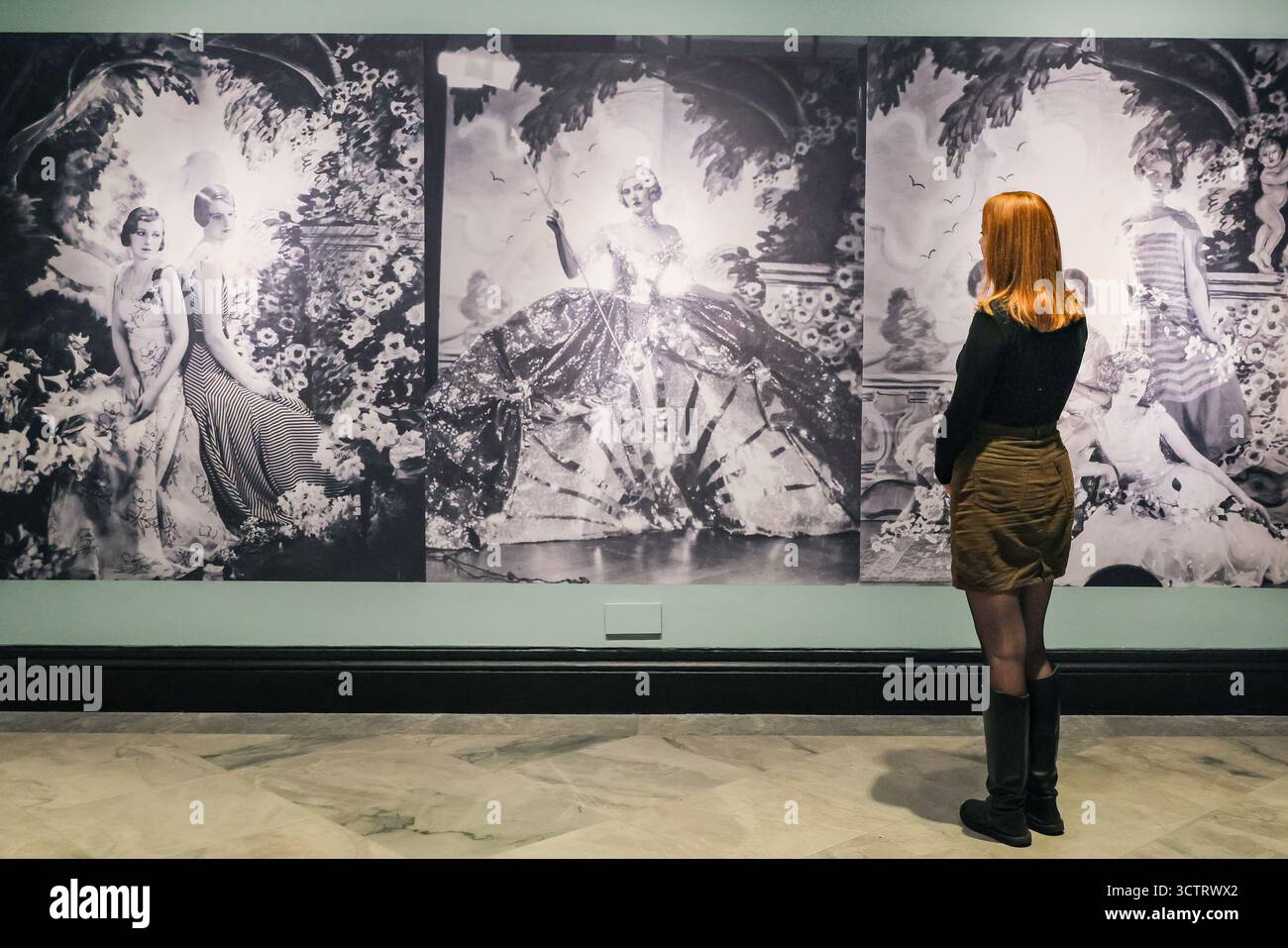 London, UK. 08th Oct, 2025. Gallery staff with Cecil Beaton, Lady Dunn ...