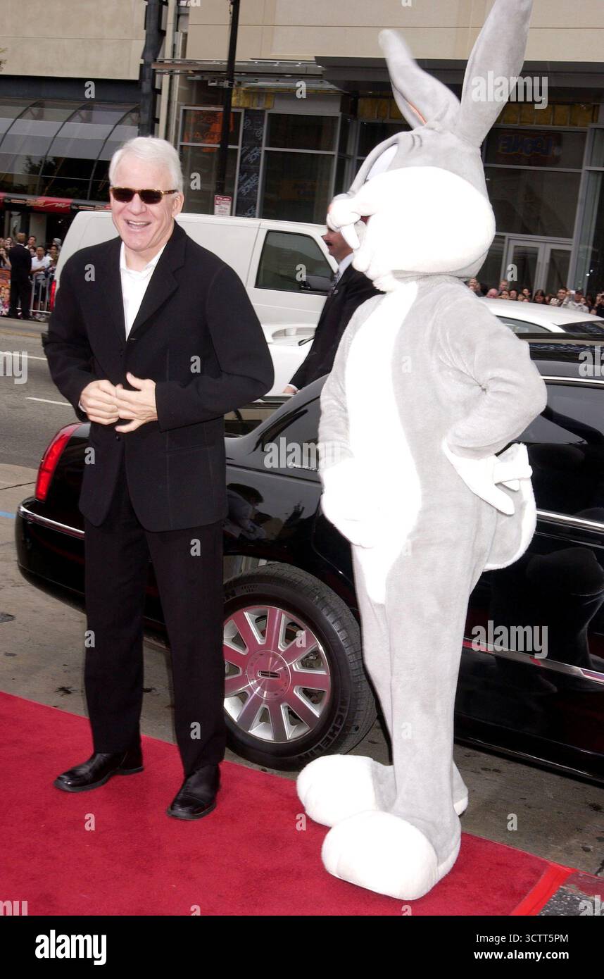 Steve Martin at the 'Looney Tunes Back In Action' Premiere. Held at ...