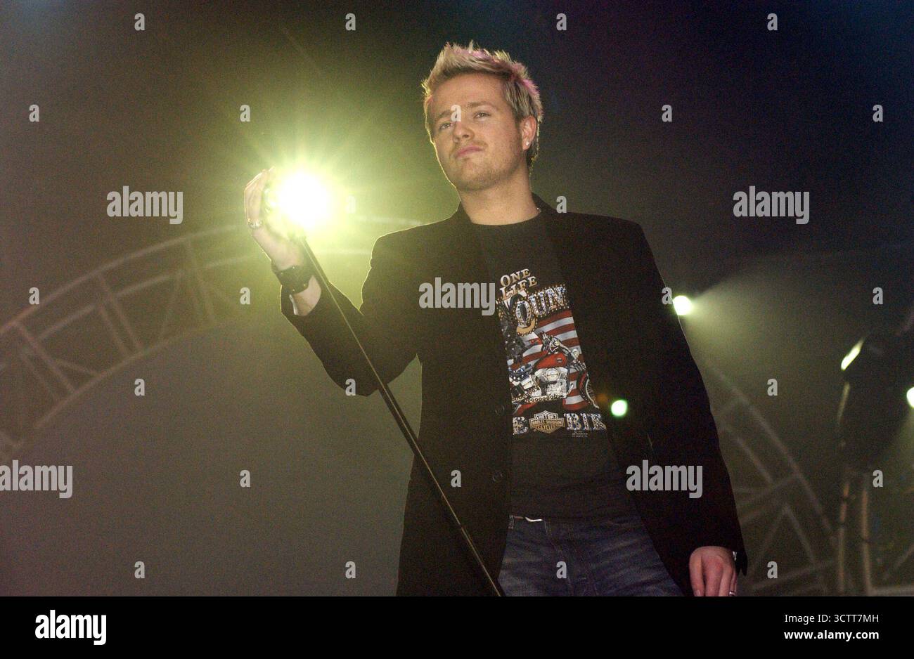 Nicky from Westlife performing live at the Cheerios Childline Show at ...