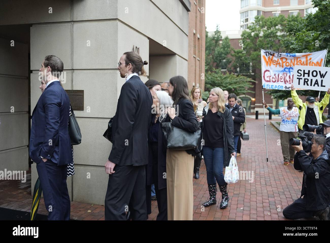 Family of former FBI Director James Comey and others, arrive at federal ...