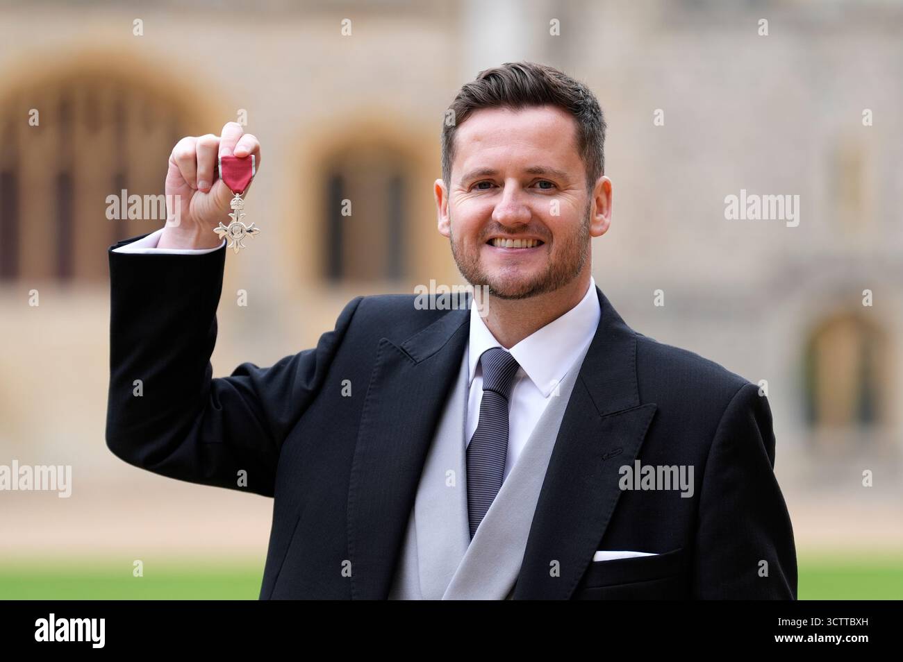 Steven Davies after he was made an MBE (Member of the Order of the ...