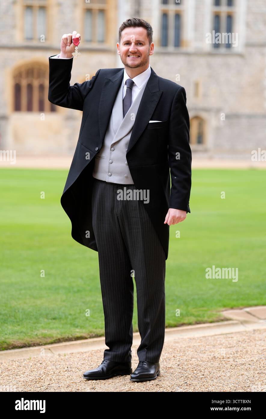 Steven Davies after he was made an MBE (Member of the Order of the ...