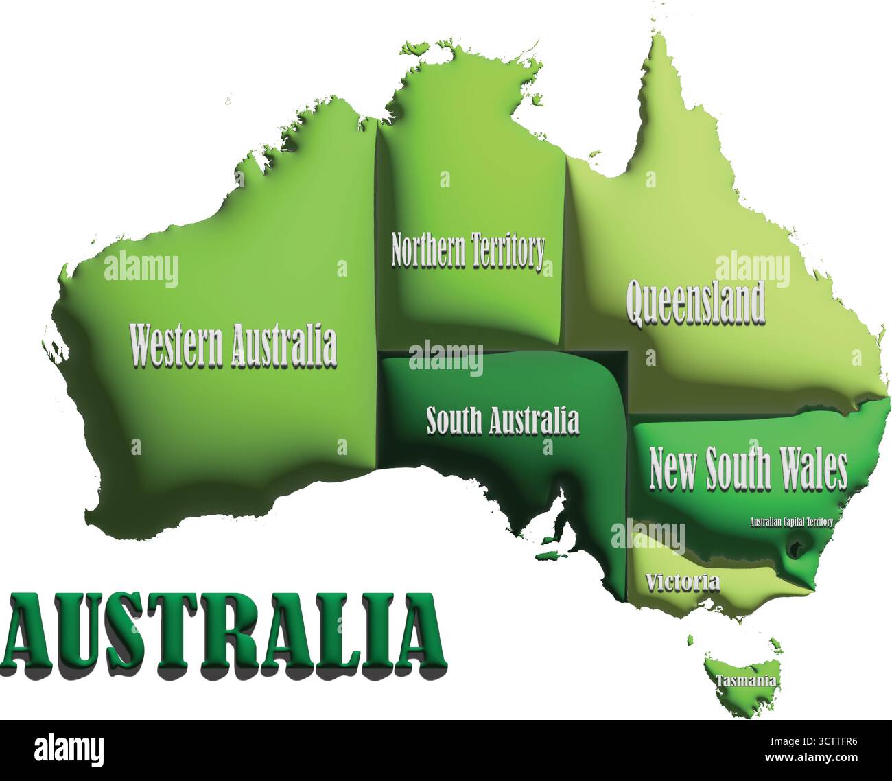 Australia editable map hi-res stock photography and images - Alamy