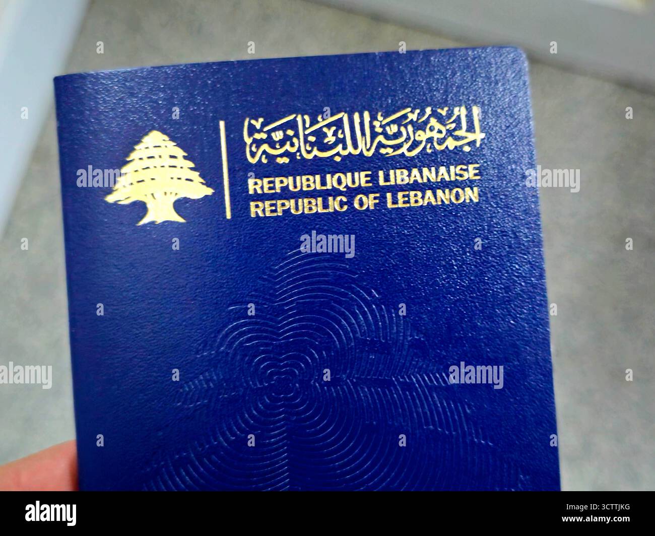 The Lebanese passport, a travel document for Republic of Lebanon ...