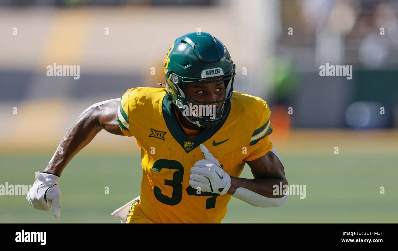 Baylor wide receiver Josh Cameron (34) during an NCAA football game ...