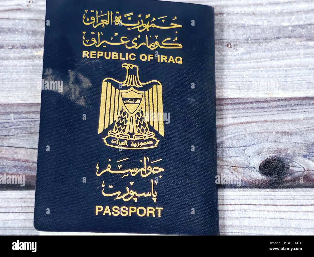 The Iraqi passport, the travel document issued to citizens of the ...