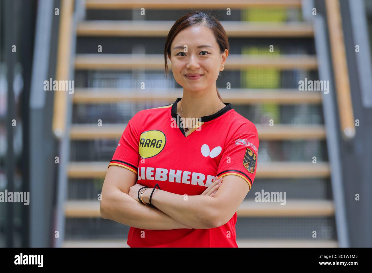 Duesseldorf, Germany. 08th Oct, 2025. Table tennis: Media day, German ...