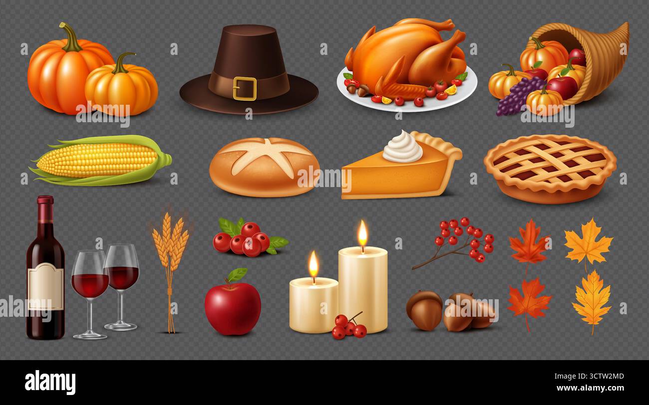 Food transparent clipart Stock Vector Images - Alamy