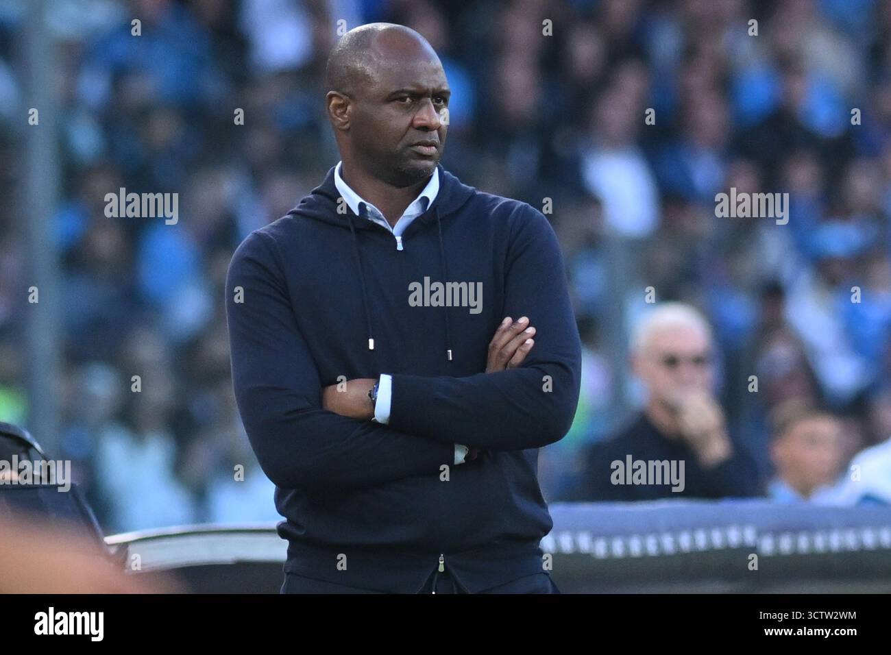 10/5/2025 Patrick Vieira coah of Genoa CFC look on during the Serie A ...
